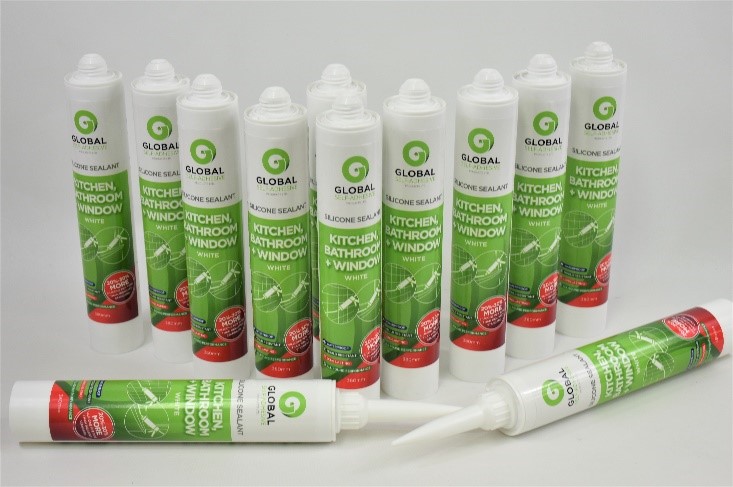 White Silicone Sealant - Global Self Adhesive Products